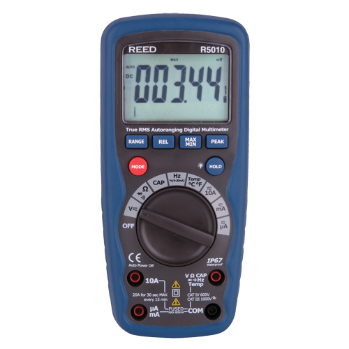 Reed Instruments Digital Multimeters with ISO Certificate, AC/DC ...